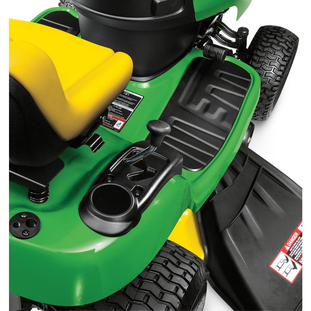John Deere E100 42 in. 17.5 HP Gas Automatic Lawn Tractor | blunards ...