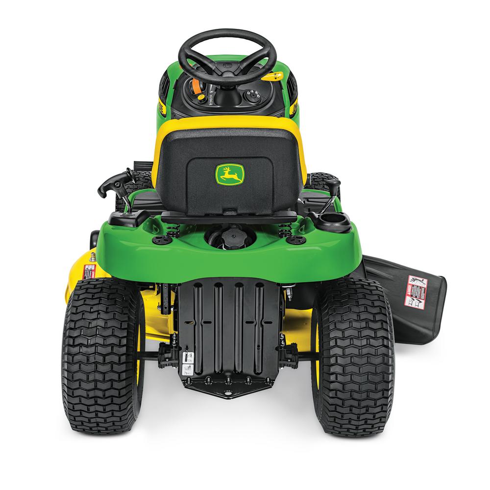 John Deere E100 42 in. 17.5 HP Gas Automatic Lawn Tractor | blunards ...